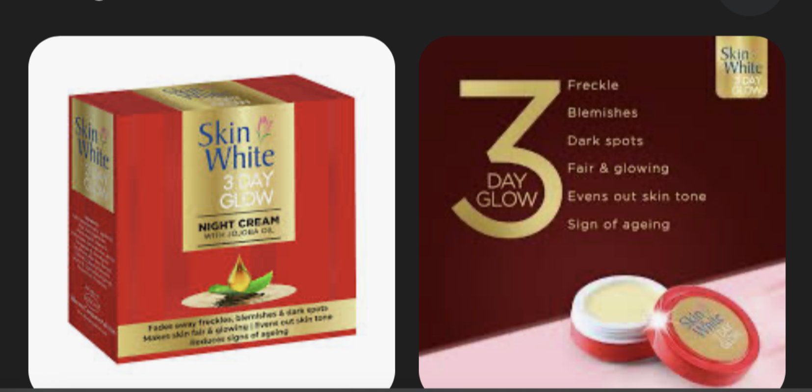 Shirley Skin White, 3-day Glow Cream, 20g – Yoshopsn